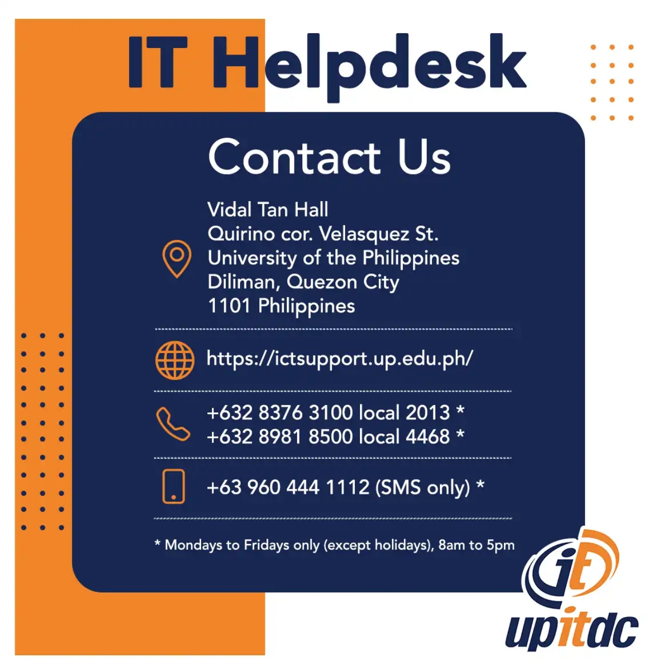 HOME | University of the Philippines Information Technology Development ...