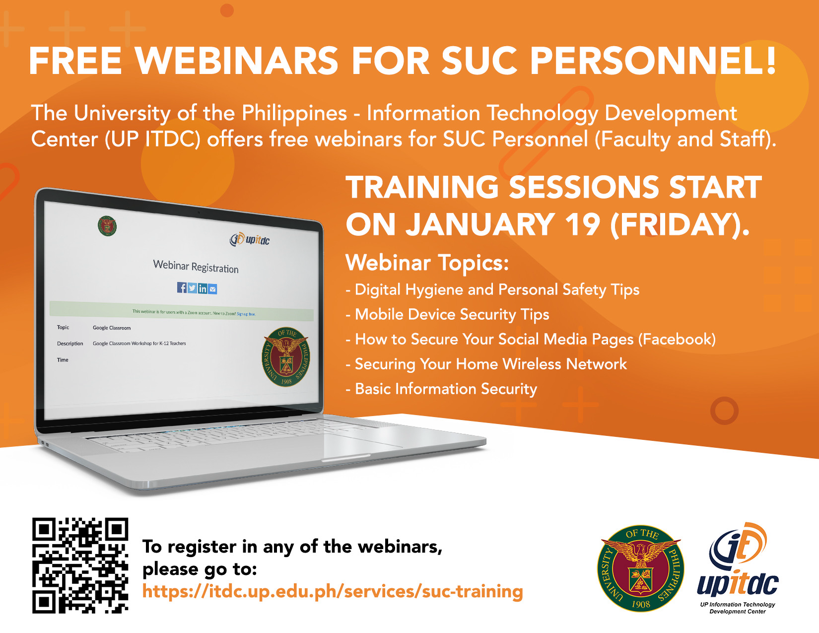 ICT TRAINING FOR SUC PERSONNEL | University of the Philippines ...