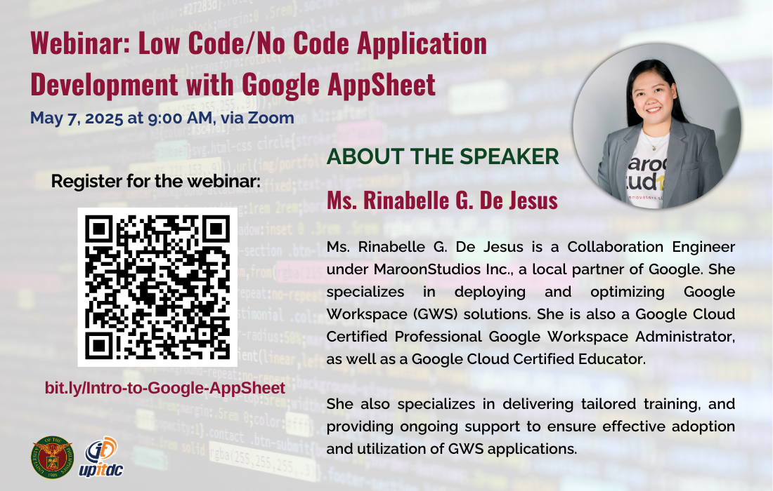 HOME | University of the Philippines Information Technology Development ...